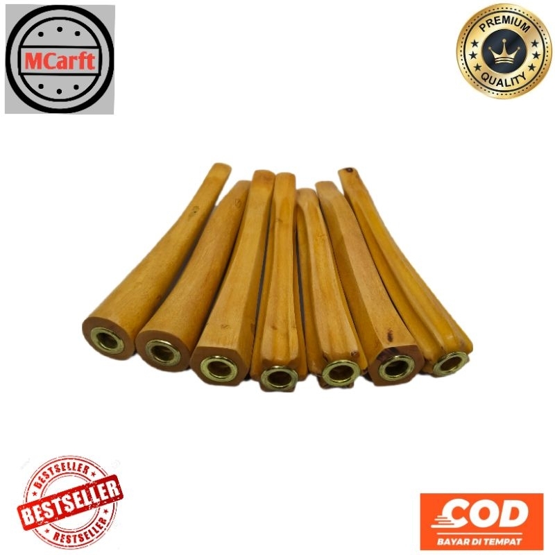 Jual Kerajinan pipa once varian kayu kemuning emas asli original J38 ...
