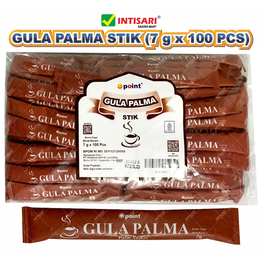 Jual BROWN SUGAR (GULA PALMA) STIK 7 g (ISI 100 PCS) | Shopee Indonesia