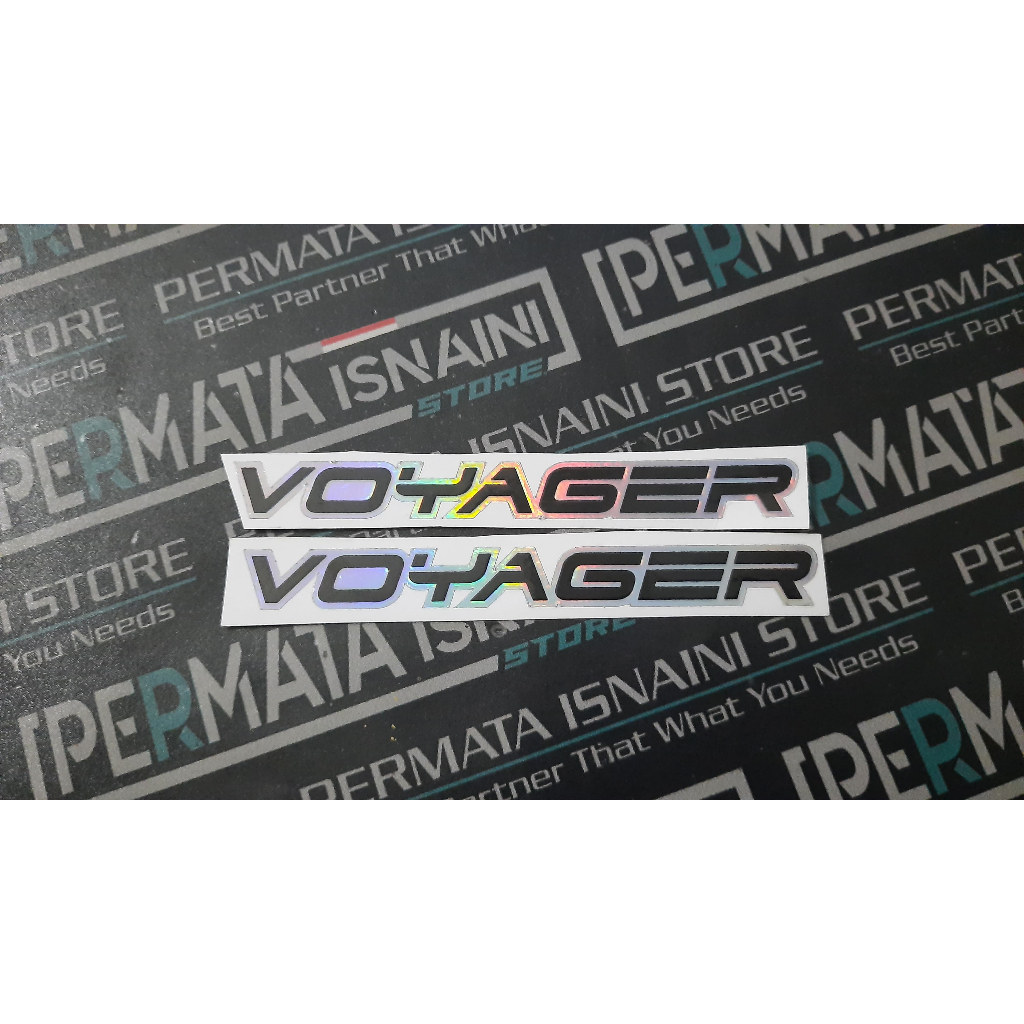 Jual Sticker Hologram Bismania VOYAGER Adiputro V1 by PIS Cutting Pola ...