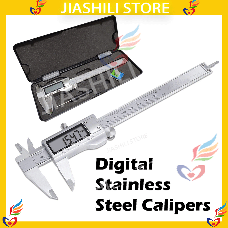 Jual Jiashili__ Jangka Sorong Stainless Steel Digital Display LCD - Micrometer - Caliper ...
