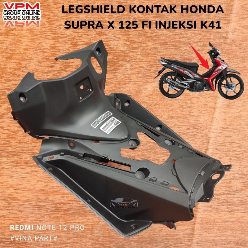Jual legshield leksil dek tengah kap kunci supra x 125 fi injeksi K41 ...
