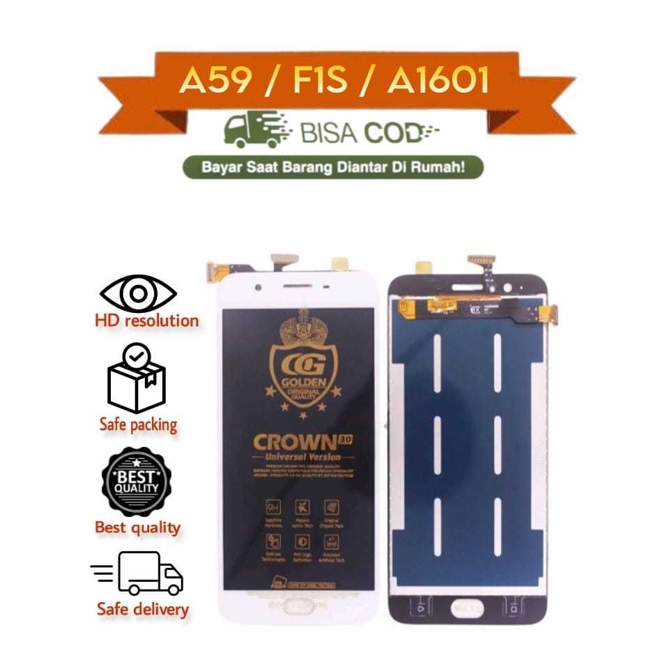 Jual LCD OPPO A59/F1S/A1601 FULLSET TOUCHSCREEN ORI OEM | Shopee Indonesia