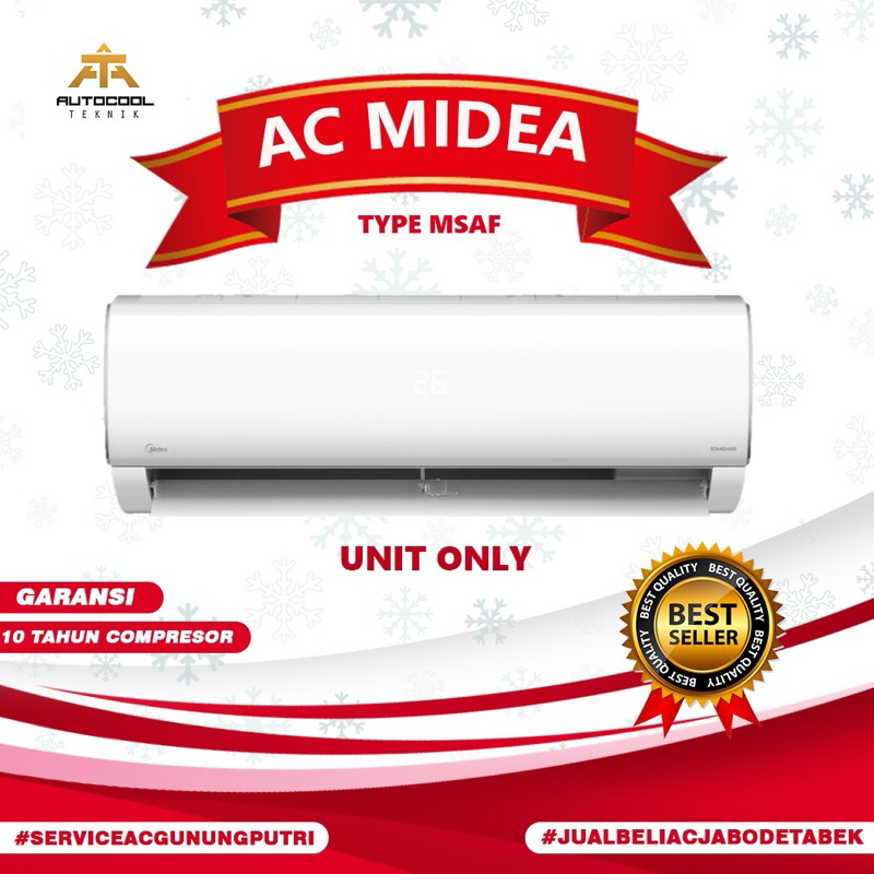 Jual MIDEA MSAF-05CRN2 Ac Split 1/2Pk R32 AC split 0,5Pk | Shopee Indonesia