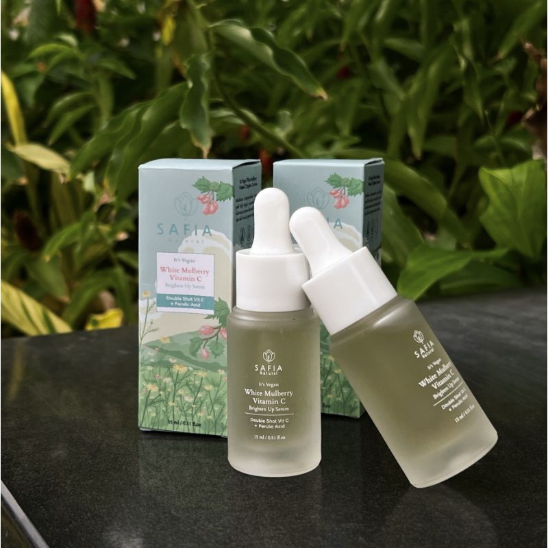 Jual It's Vegan White Mulberry Vitamin C Brighten Up Serum Safia Natural | Shopee Indonesia