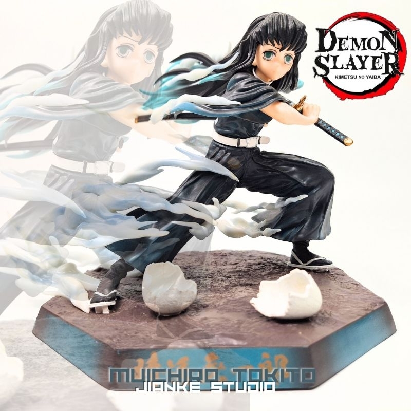Jual Action Figure Muichiro Tokito Statue Demon Slayer Jiankee Studio ...