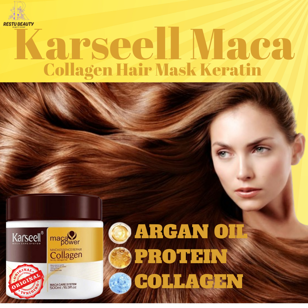Jual KARSEELL Collagen Hair Mask Keratin Treatment - KARSELL Masker ...