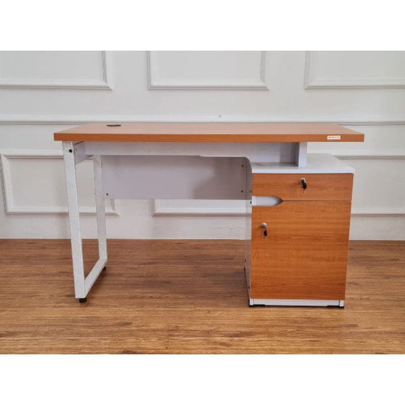 Jual MEJA KANTOR 120 CM MEJA KERJA MEJA KOMPUTER ELEGAN MEJA TULIS BESI ...