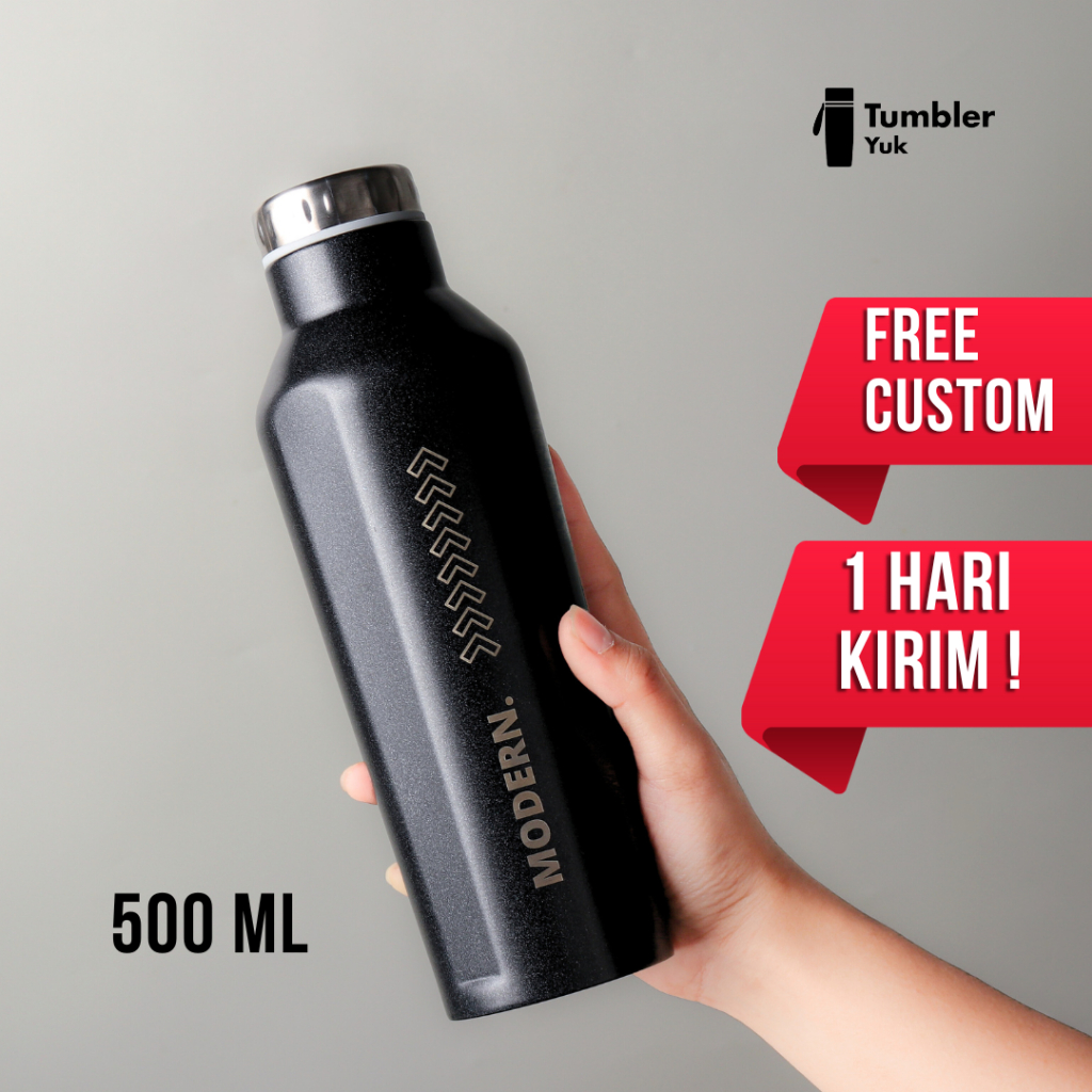 Jual Tumbler Corkcircle Custom Premium Stainless 4 Sisi Datar 500ml ...