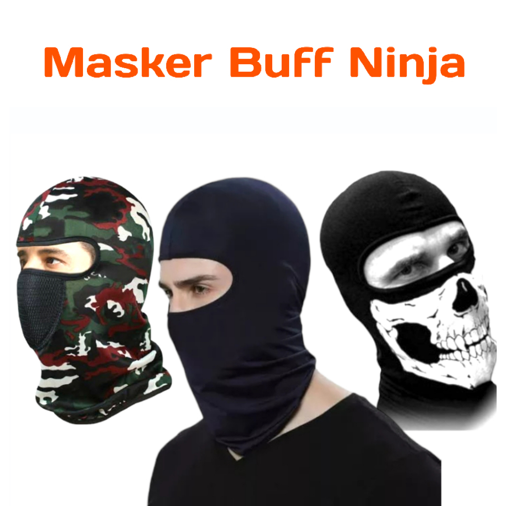 Jual Masker buff ninja /Masker ninja Army / Masker Balaclava / Masker ...