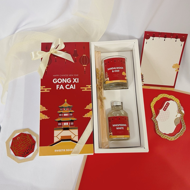 Jual CNY Giftset - Reed Diffuser and Scented Candle by Sweetie Seasons ...