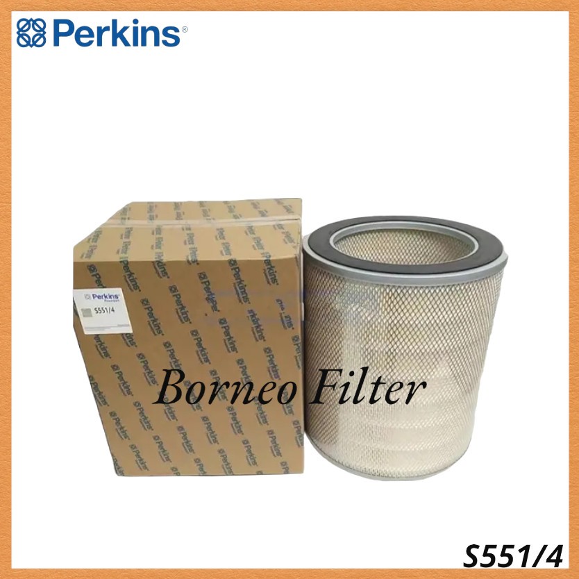 Jual S551/4 Perkins Genuine Air Filter Udara P181036 A-7204 3I-0789 ...