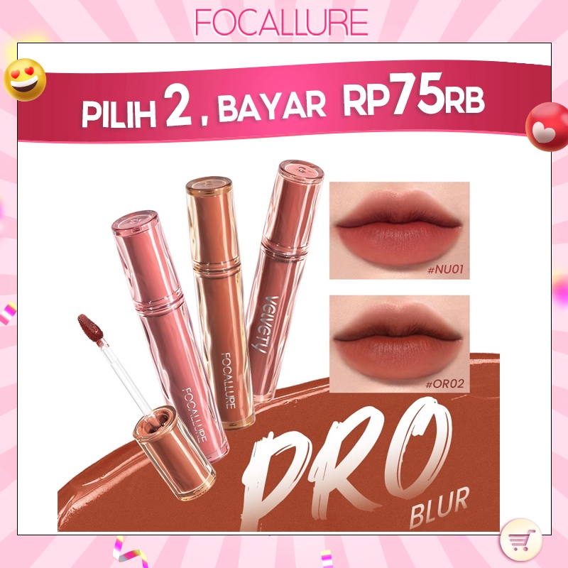 Jual FOCALLURE Matte Lipstick Long Wear Mousse Velvet Lip Cream Airy ...