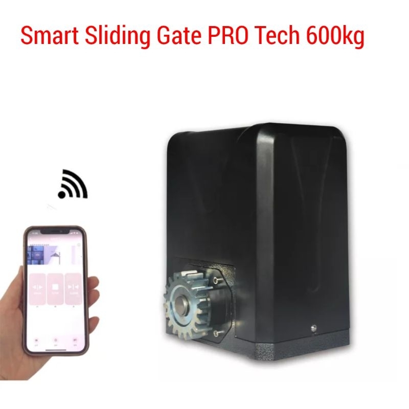 Jual Smart Sliding Gate PRO Tech 600kg Mesin Kanopi Otomatis Buka Pakai ...