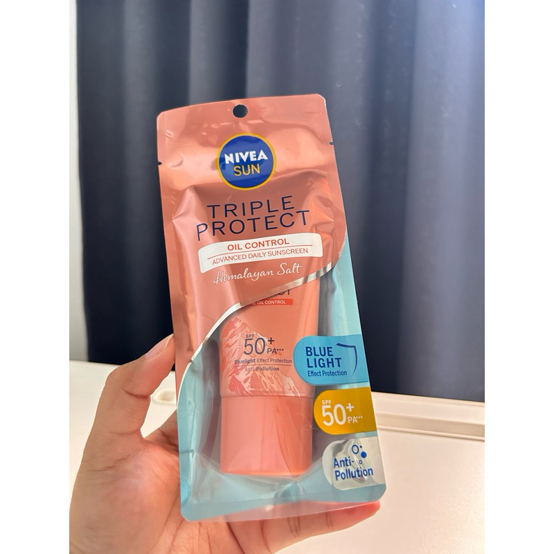 Jual NIVEA SUN TRIPLE PROTECT OIL CONTROL ADVANCED DAILY SUNSCREEN SPF ...