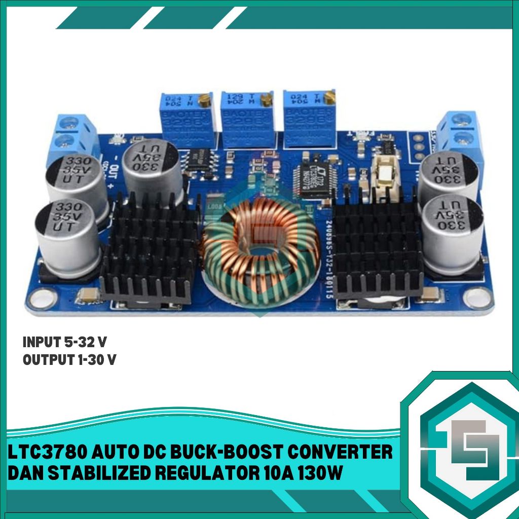 Jual LTC3780 AUTO DC BUCK-BOOST CONVERTER DAN STABILIZED REGULATOR 10A ...