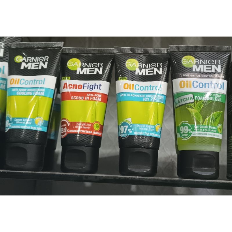 Jual Garnier Men Oil Control Facial Foam Wash Pencuci Muka Sabun ...