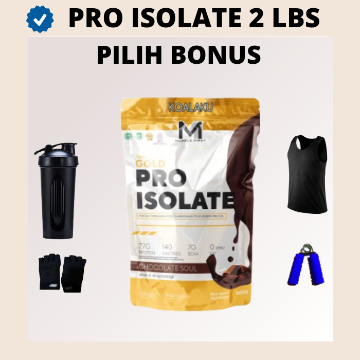 Jual MUSCLE FIRST GOLD SERIES PRO ISOLATE WHEY PROTEIN 2LBS 900G 25 ...