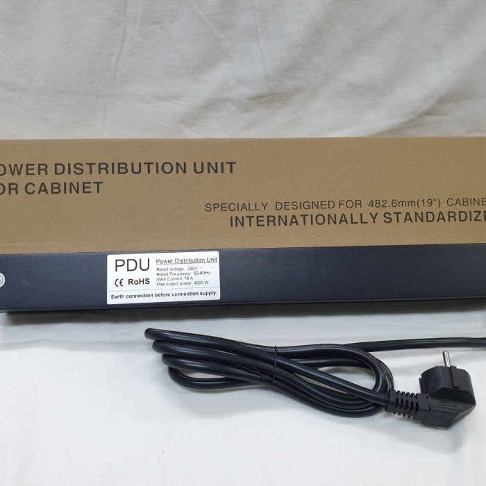 Jual Power Distribution Unit PDU 10 port / PDU 10 lb 16A Max Output 4000W | Shopee Indonesia