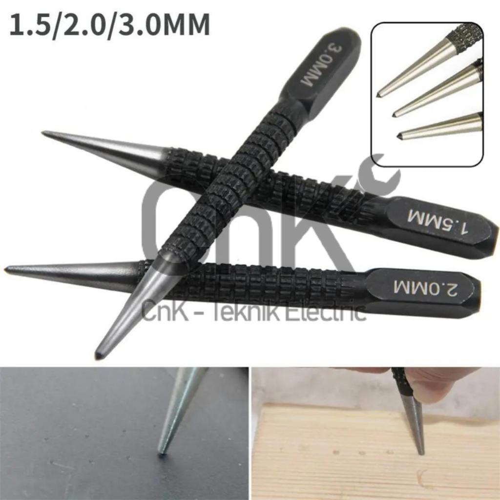 Jual PENANDA TITIK MATA BOR IMPACT CENTER PUNCH SET 3IN1 | Shopee Indonesia