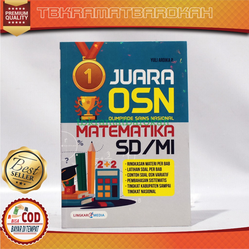 Jual Buku Juara Osn Olimpiade Sains Nasional Matematika Untuk Sd Dan Mi Disertai Latihan Soal ...
