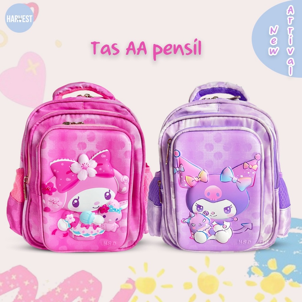 Jual Tas Ransel TK / Tas Kuromi Melody / TAS AA PENSIL | Shopee Indonesia