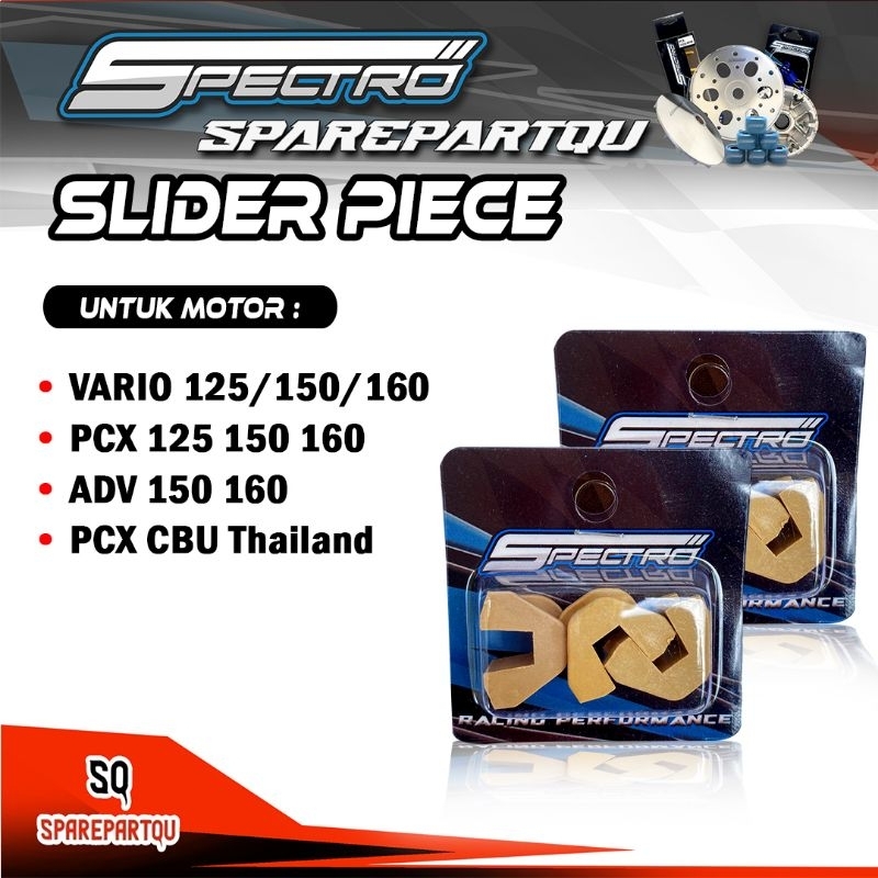 Jual Slide Piece Vario PCX ADV 125 150 160 Slider Piece Spectro Racing ...