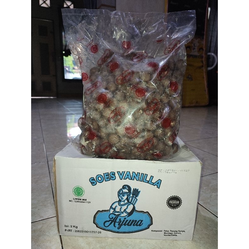 Jual Kue Kering Soes Arjuna Rasa Vanilla Isi 2 KG | Shopee Indonesia