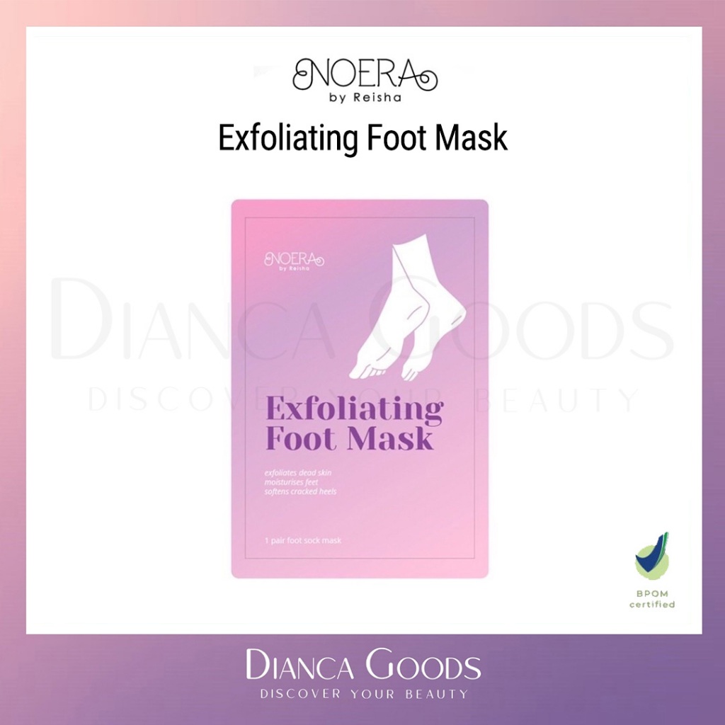Jual NOERA - Exfoliating Foot Mask - Dianca Goods BKL | Shopee Indonesia