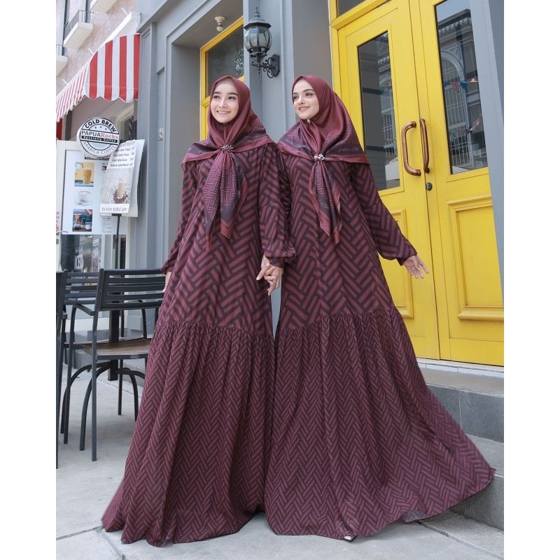 Jual REYSHIJAB ZIFANA 10 ABAYA BY HALIZA SYARI | Shopee Indonesia
