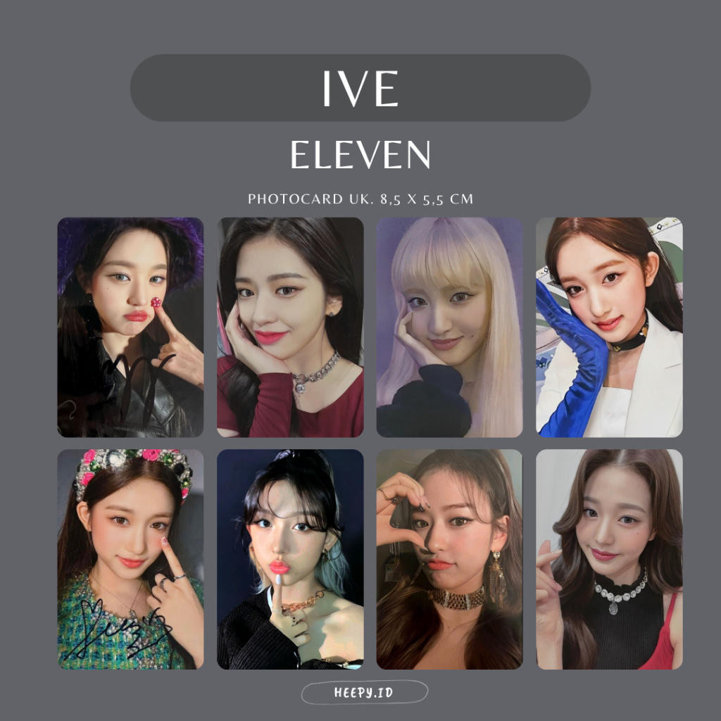 Jual [IVE] UNOFFICIAL PHOTOCARD IVE ELEVEN | Shopee Indonesia