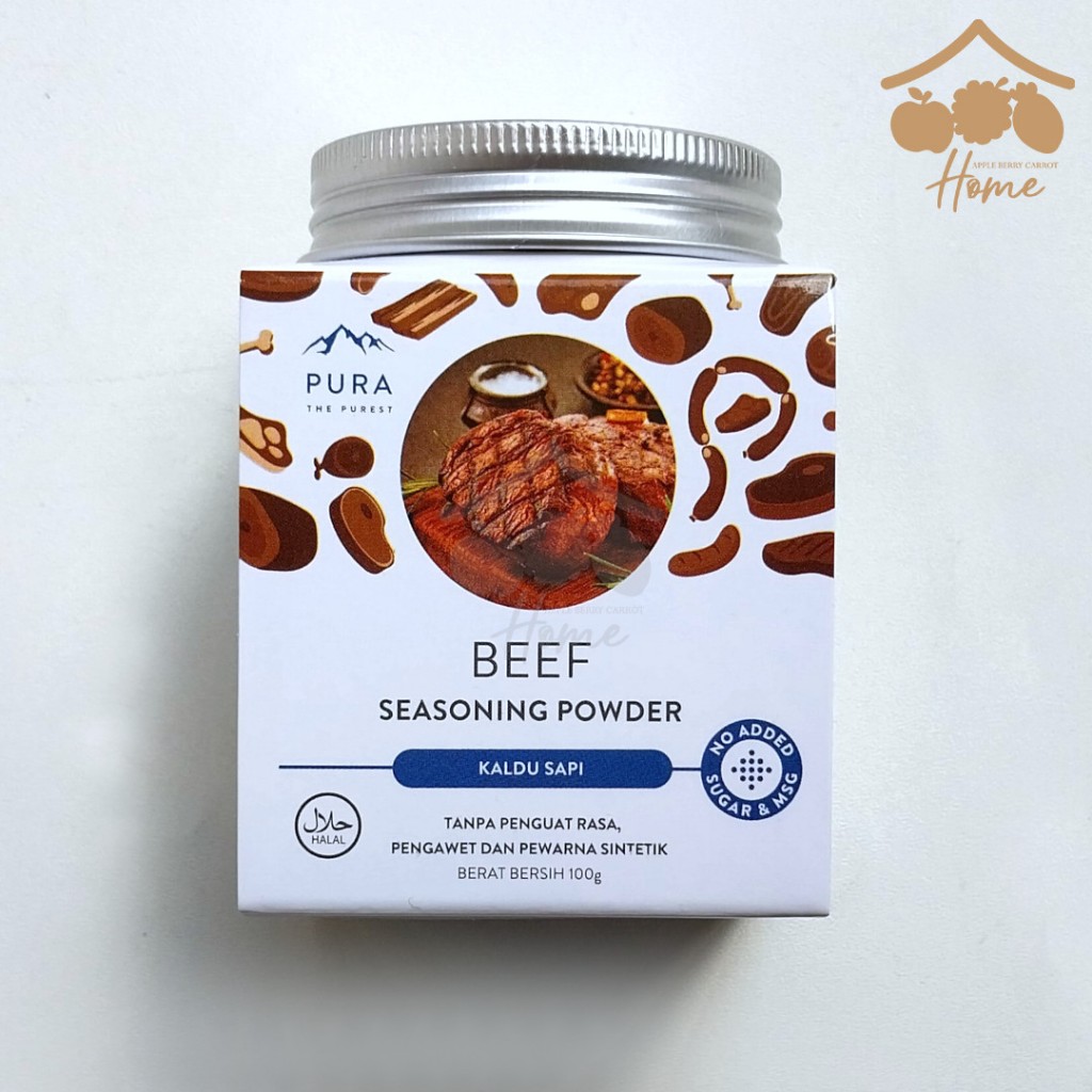 Jual Pura kaldu sapi 100g beef seasoning powder 100 gr no sugar no msg ...
