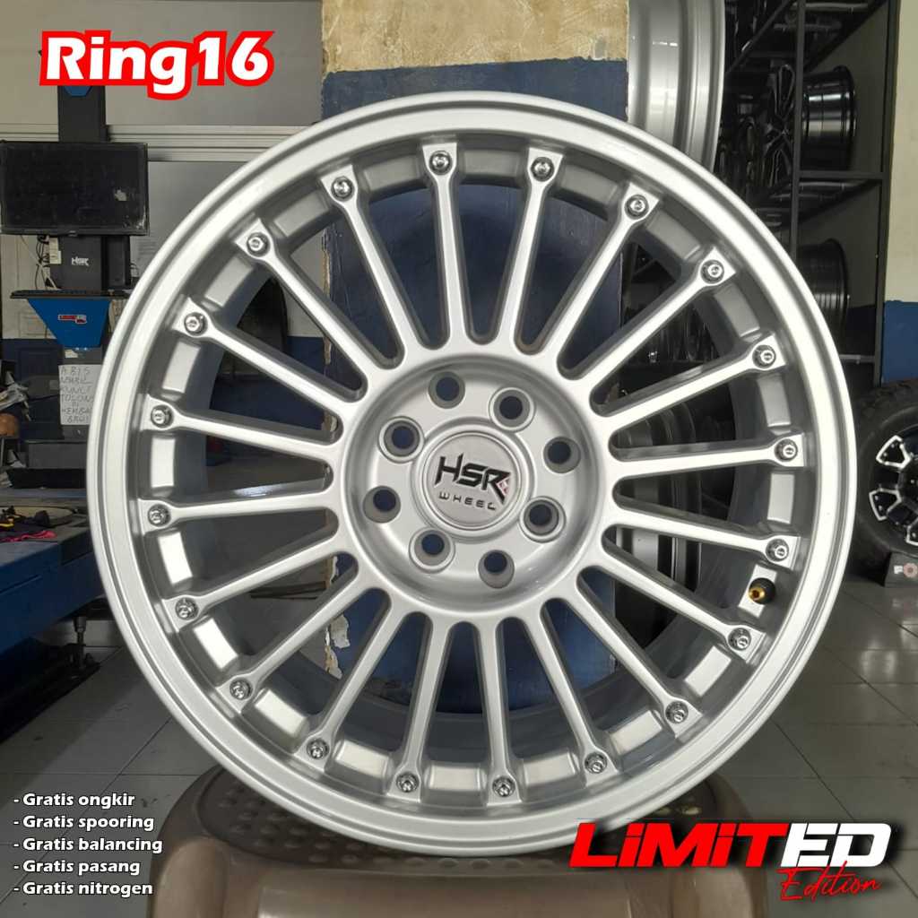 Jual Velg mobil ring 16 HSR JJC velg mobil racing r16 mobilio,agya,ayla,ignis,brio,calya,sigra ...