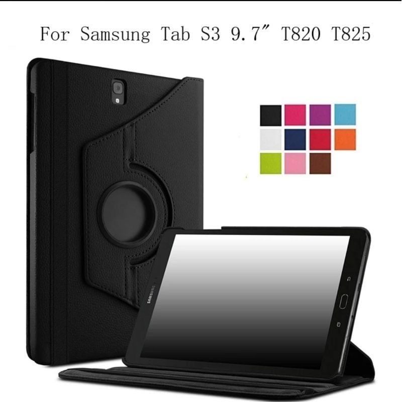 Jual Samsung Galaxy Tab S3 9.7” T820 T825 Flip Case Rotary Cover ...