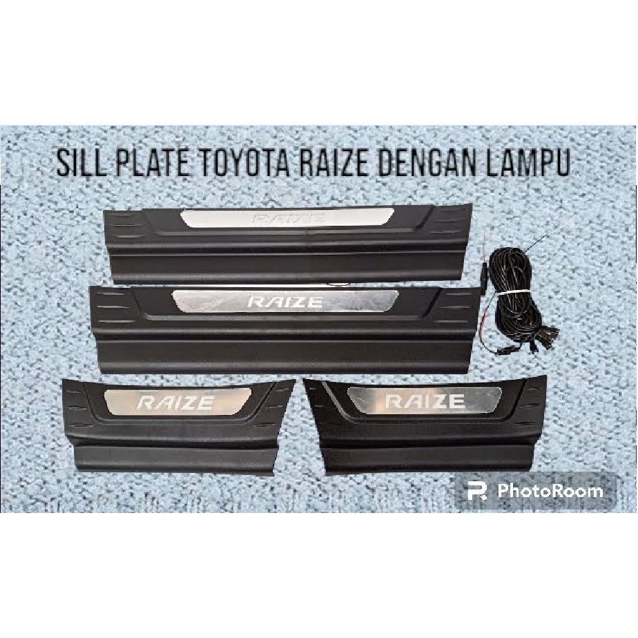 Jual Sill plate samping Toyota Raize/ panel pelindung pintu mobil ...