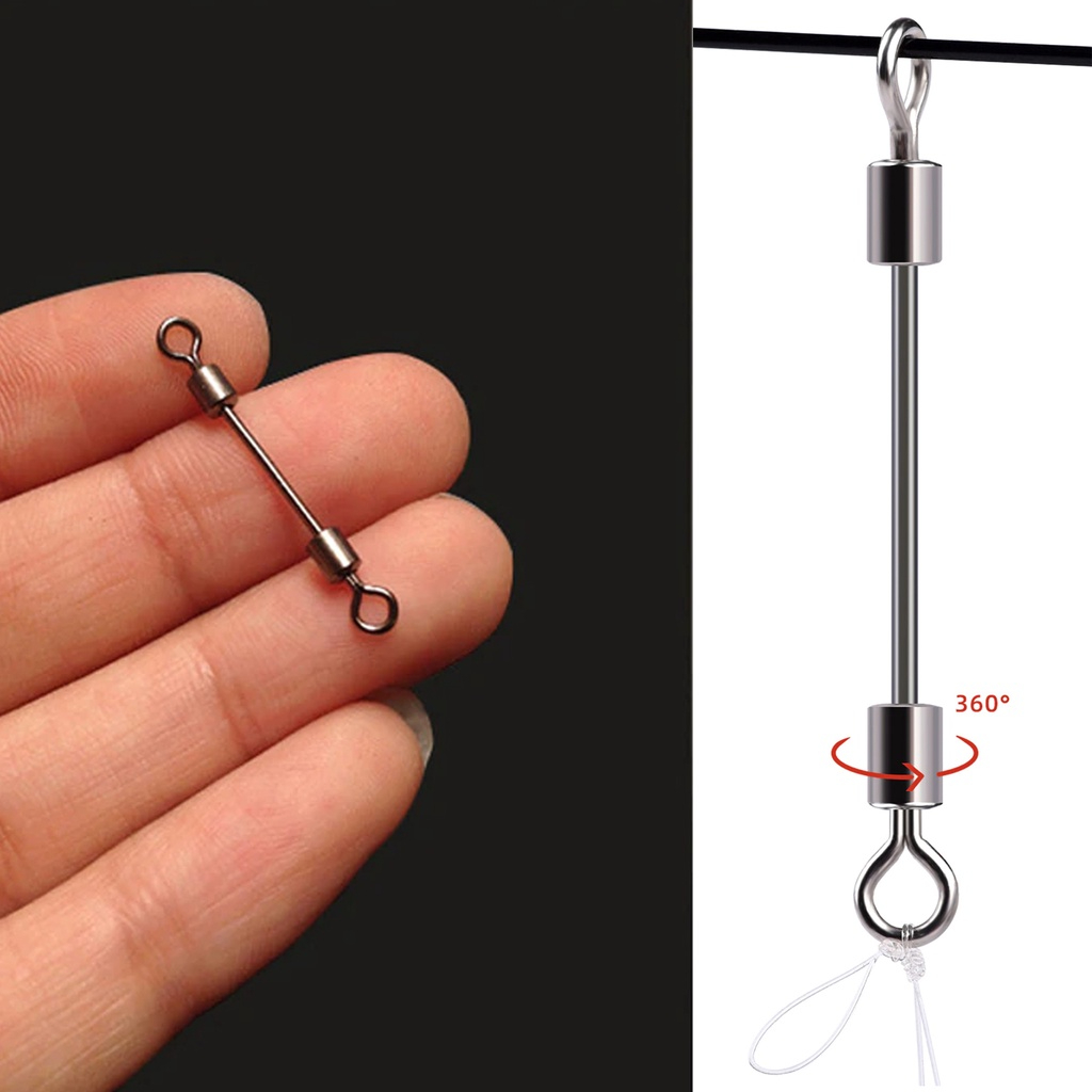 Jual Long Swivel Black Cooper Kili-kili Pancing Panjang Anti Gigi Tajam ...