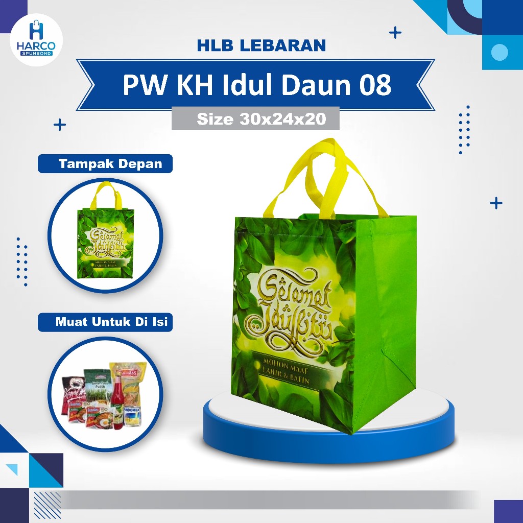 Jual Tas Parcel Lebaran Laminasi | Tas Hampers Idul Fitri | Goodie Bag ...