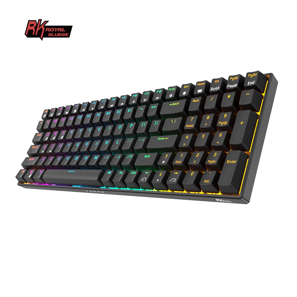 Jual Royal Kludge RK 100 Black 100 Key Gaming Keyboard | Shopee Indonesia