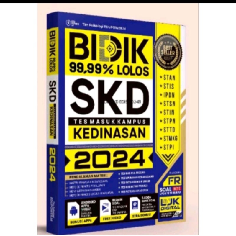 Jual BUKU BIDIK 99.99% SKD KEDINASAN 2024 | Shopee Indonesia