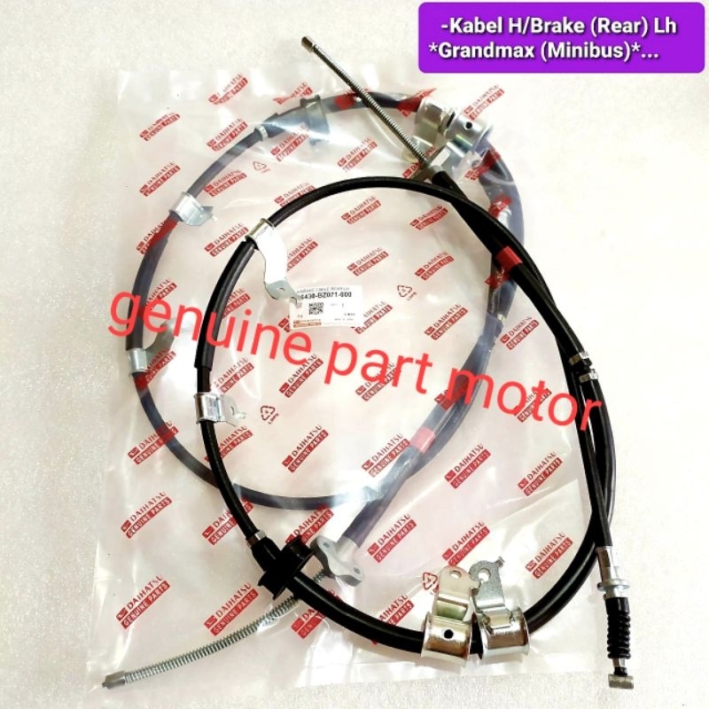 Jual KABEL HAND BRAKE/KABEL REM TANGAN BELAKANG KIRI LH GRAN MAX ...