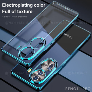 Jual CASE OPPO RENO 11F 11 11 PRO 5G SOFT CASE PLATING BENING TRANSPARAN SQUARE SILIKON CASING ...