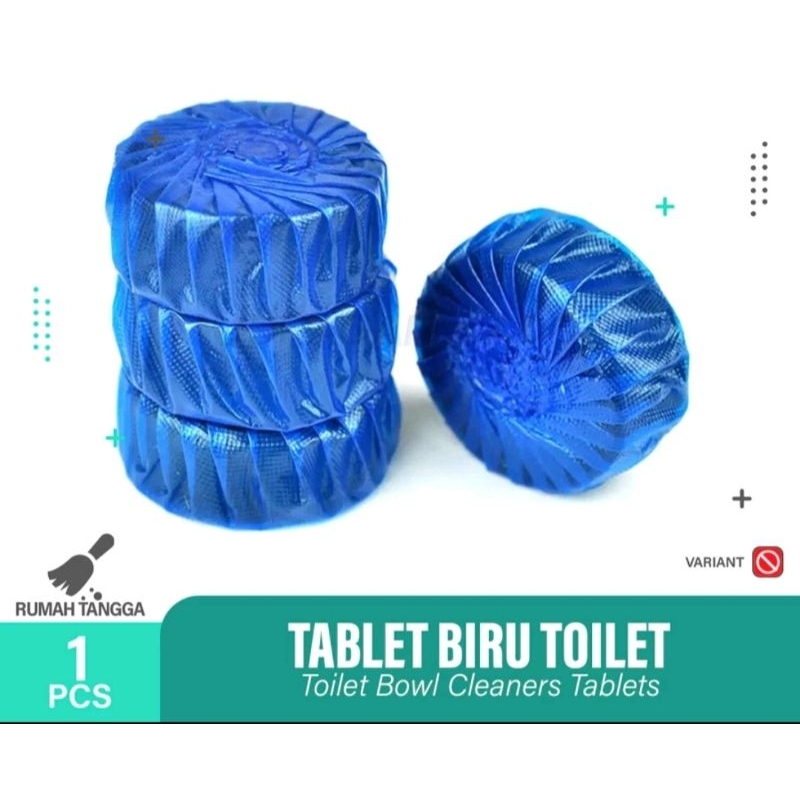 Jual Tablet Biru Pembersih Penyegar Tablet Kloset Toilet 50gr Bukan ...