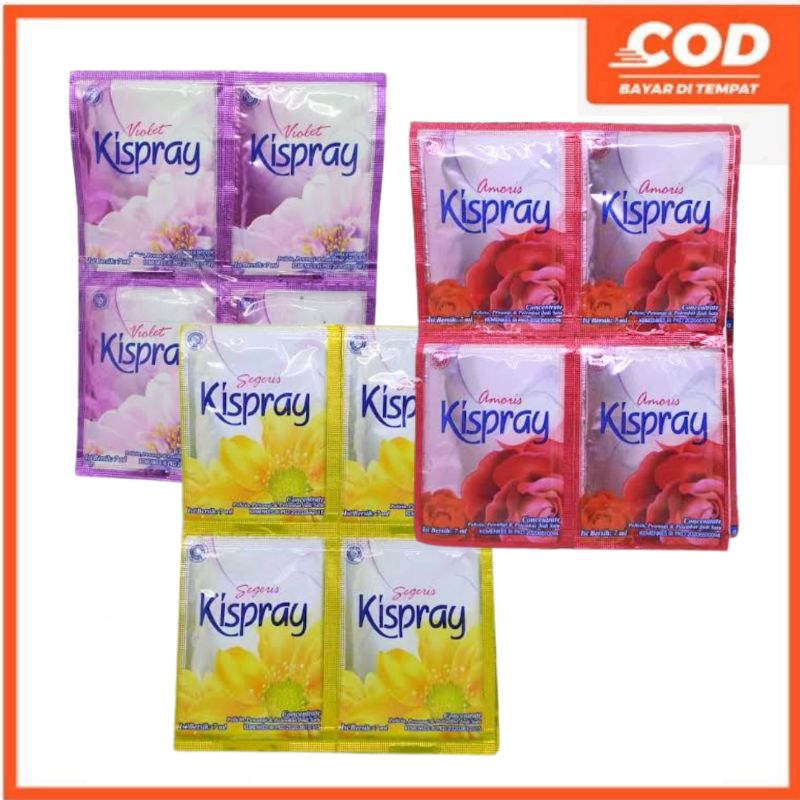 Jual Kispray Sachet | Pewangi Pakaian Setrika Sachet | Shopee Indonesia