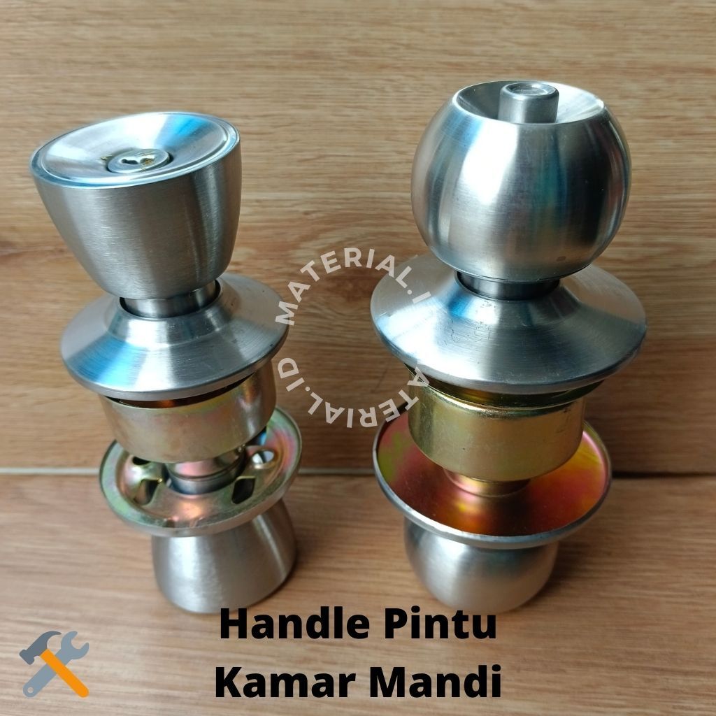 Jual Handle Pintu Kamar Mandi Stainless Pegangan Gagang Toilet Murah ...