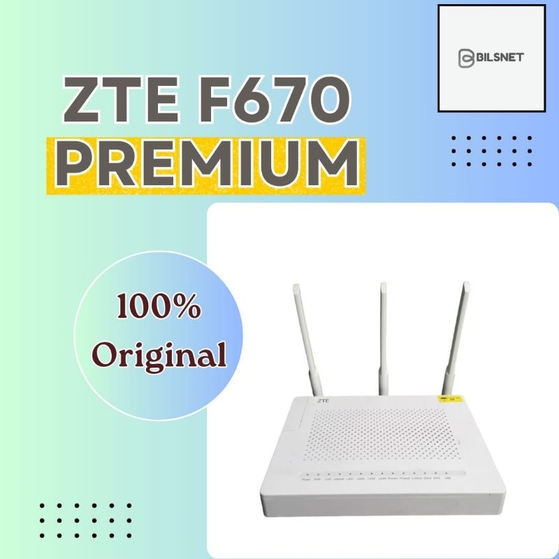 Jual ZTE F670 Premium 5ghz 2.4ghz gpon | Shopee Indonesia