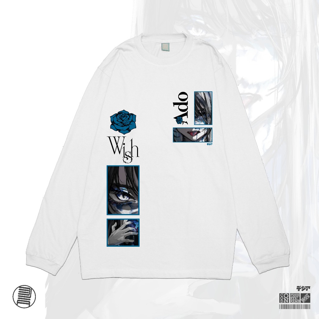 Jual Kaos Longsleeve Ado Wish World Tour 2024 Uta One Piece Red Music ...