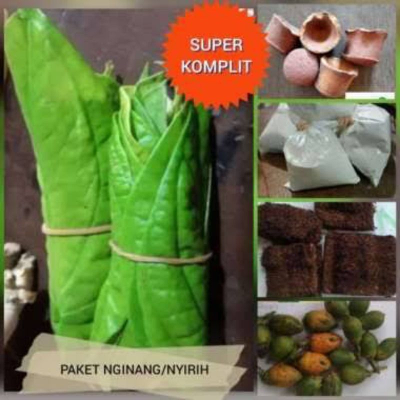 Jual NGINANG SIRIH KOMPLIT - NYIRI LENGKAP - TRADISI JAWA | Shopee ...