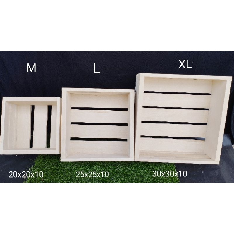 Jual KOTAK PARCEL LEBARAN BAHAN KAYU 100%KAYU ASLI BANYAK UKURAN ...