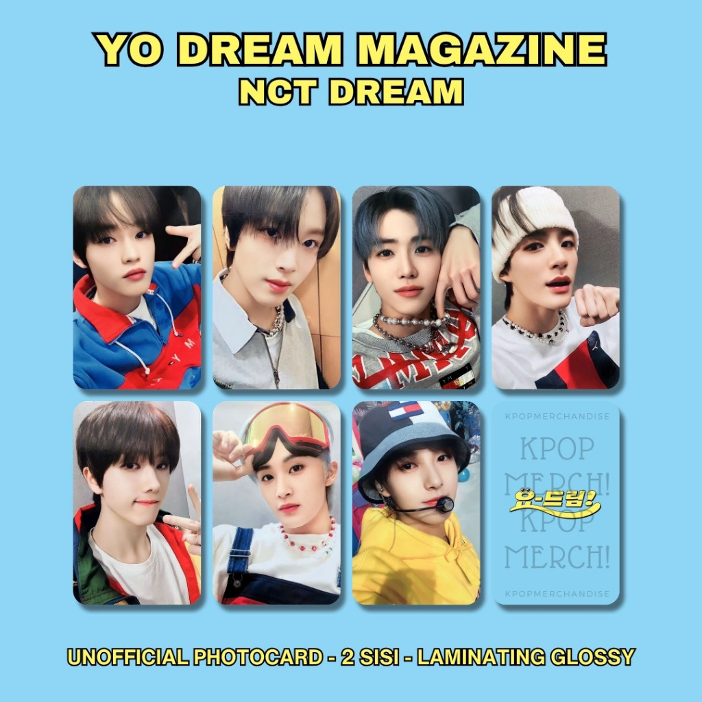 Jual photocard nct dream yo dream magazine chenle haechan jaemin jeno ...