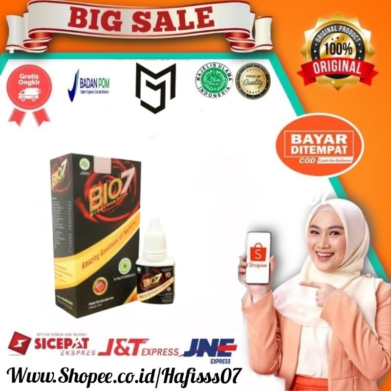 Jual BIO7 BIO SEVEN BIO 7 JAMU TETES HERBAL ORIGINAL 15ML | Shopee ...