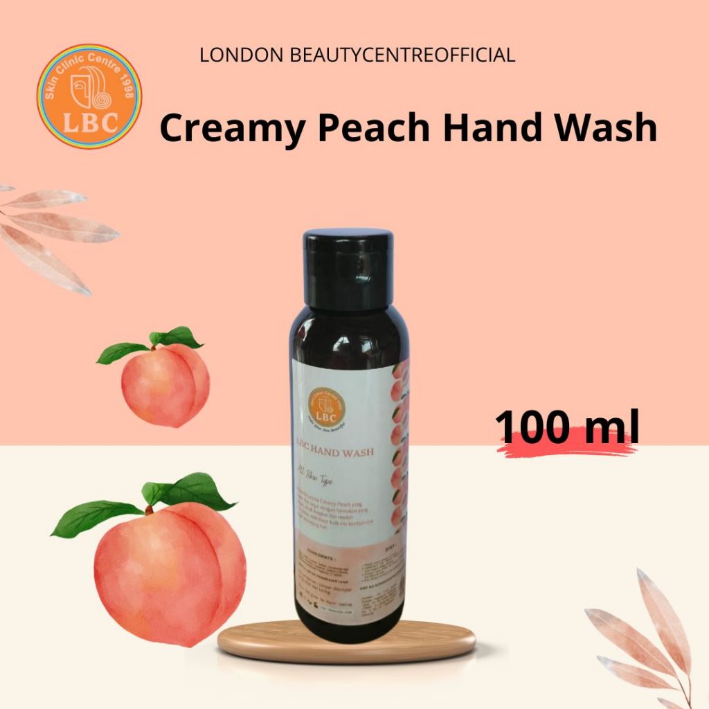 Jual Travel size Hand Wash 100 ml ( Creamy Peach - Limited Edition ...